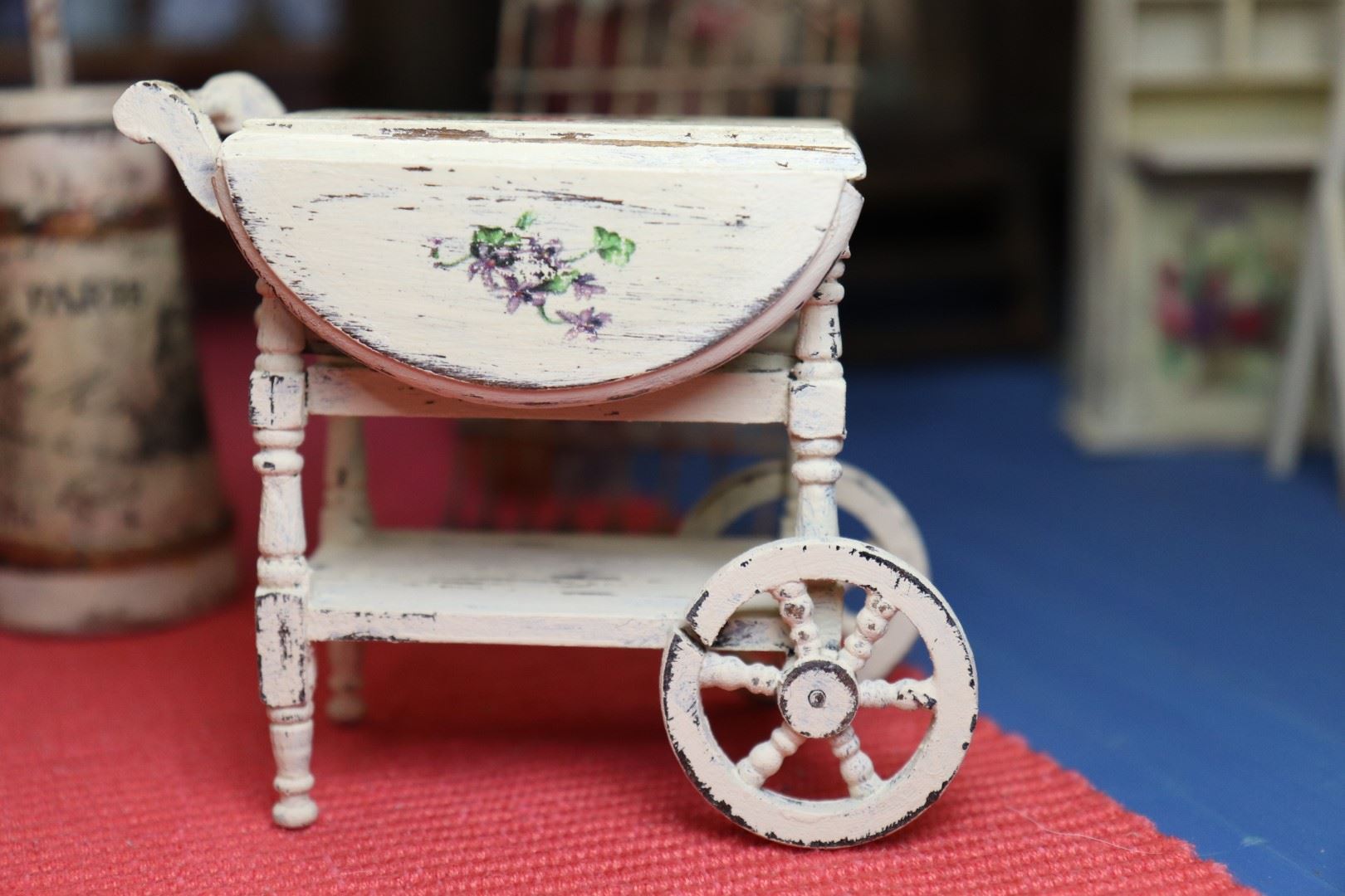 Wooden Tea Cart /Fabulous Refurbs