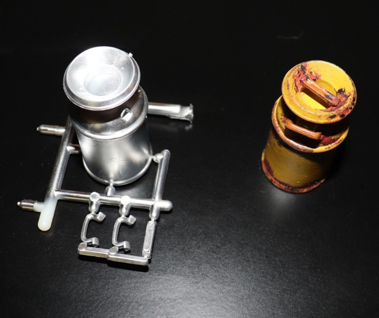 Miniature Milk Can Painted /Fabulous Refurbs