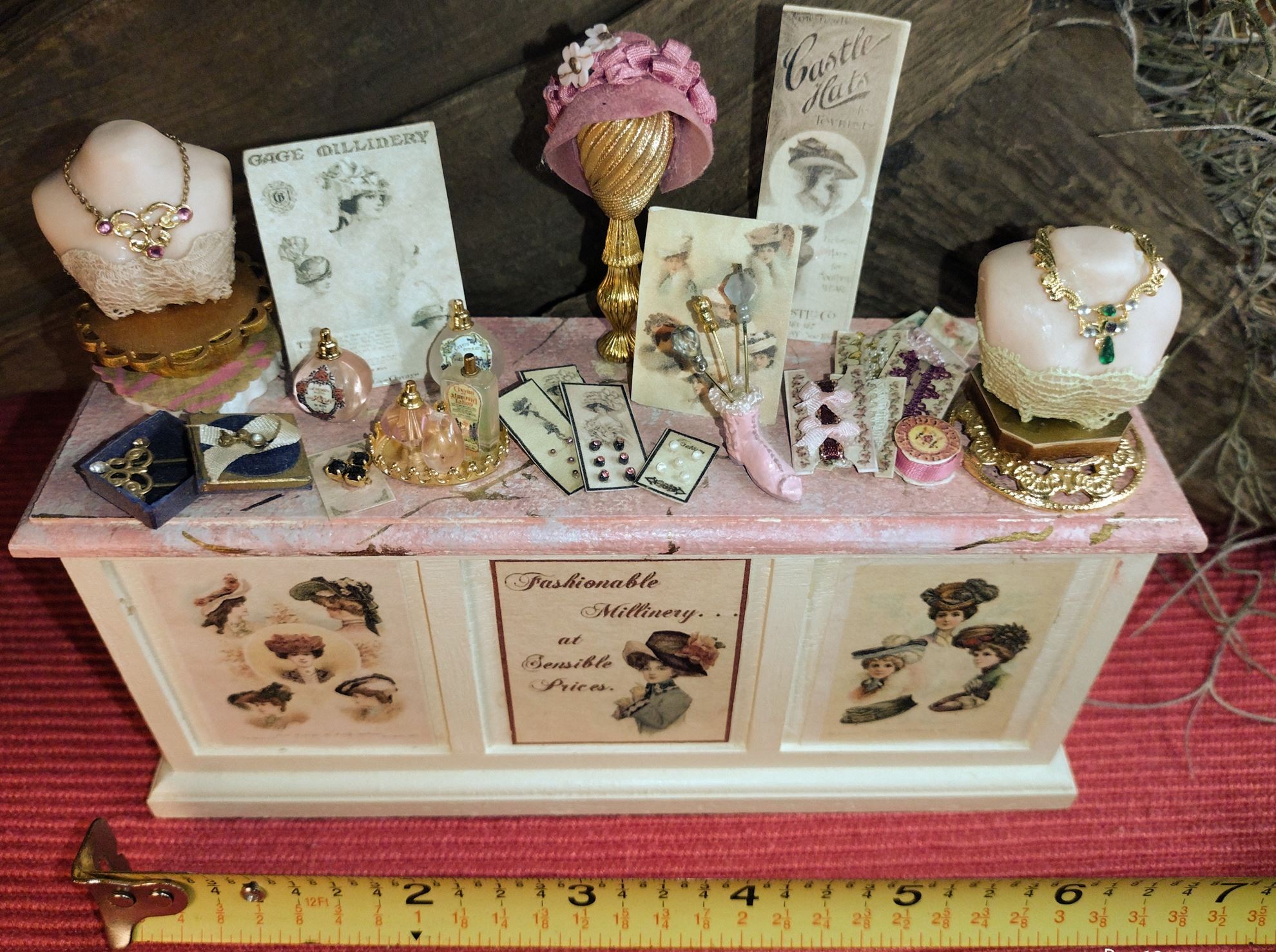 Dollhouse Display Counter /Fabulous Refurbs